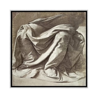 iCanvas "Drapery study for a Seated Figure, c.1475-80 " by Leonardo da ...