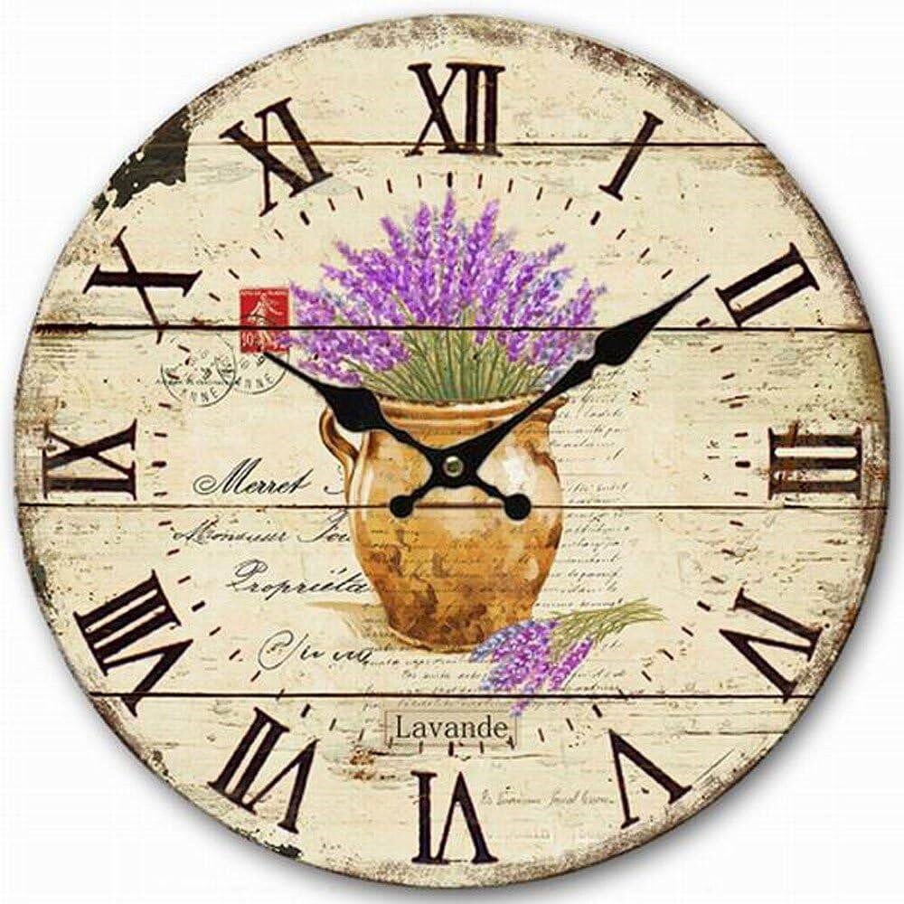 lavender clock