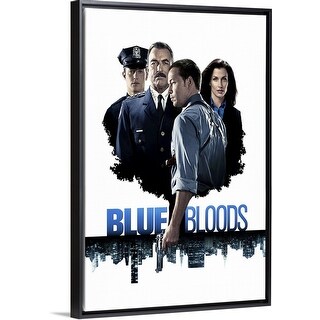 "Blue Bloods - TV Poster" Black Float Frame Canvas Art - Bed Bath ...