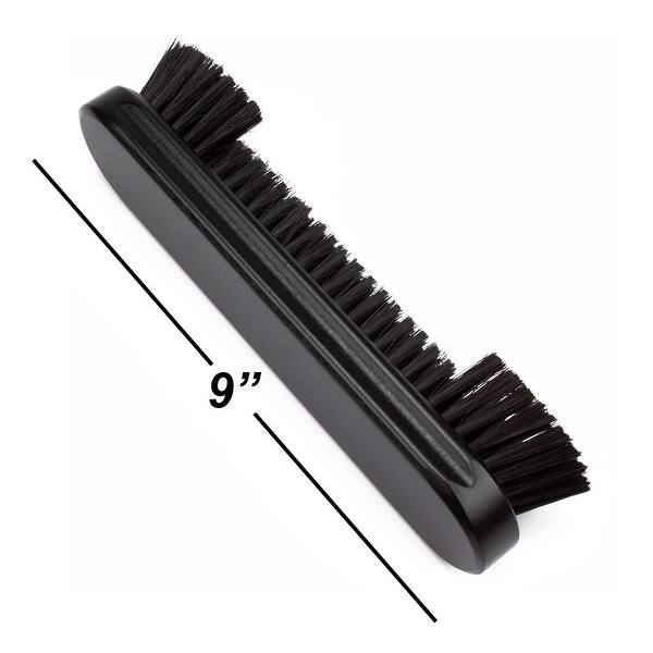 GSE™ 2-Piece Solid Wood Billiard Pool Table Brush and Rail Brush Set ...