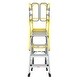 5 Step 375lbs Aluminum Rolling Platform Ladder - Bed Bath & Beyond ...