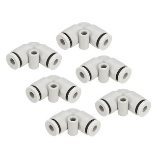 Push to Connect Fittings, 6 Pack Fittings Elbows, White - Bed Bath ...