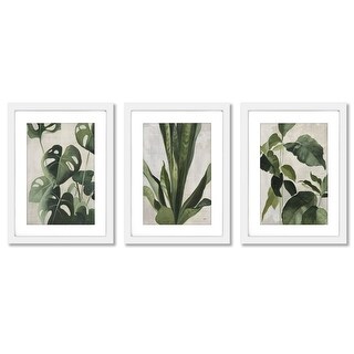 Vintage Tropical Study Julia Purinton Botanical 2 - 3 Piece Framed ...