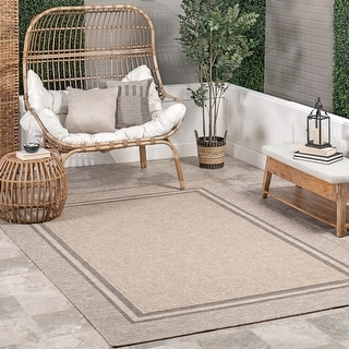 Nuloom Inaya Casual Bordered Indoor/Outdoor Area Rug - Bed Bath ...