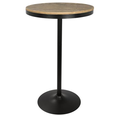 Carbon Loft Goddard Industrial Adjustable Dining/ Bar Table - Overstock ...