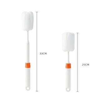 Bottle Sponge Water Absorption Adjustable Lightweight Glass Scrubber ...