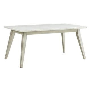 Picket House Furnishings Kean Dining Table w/white marble top in White ...