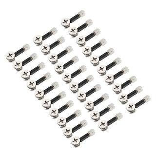 Shelf Pins 30 Packs Furniture Board Cam Fitting With Dowel And Pre ...
