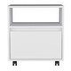 Austin Nightstand, Casters, Single Drawer-White - Bed Bath & Beyond ...