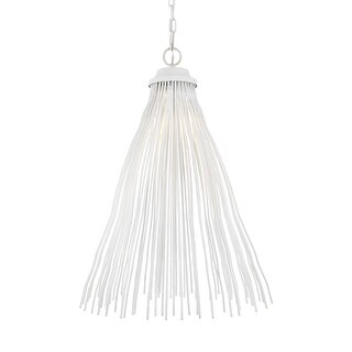 Feiss F3162/1-LED Kellen Single Light 19" Wide LED Pendant - plaster ...