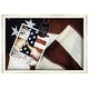 Modern Shadow Box 1.5" Depth White Picture Frame - UV Acrylic, Backing ...
