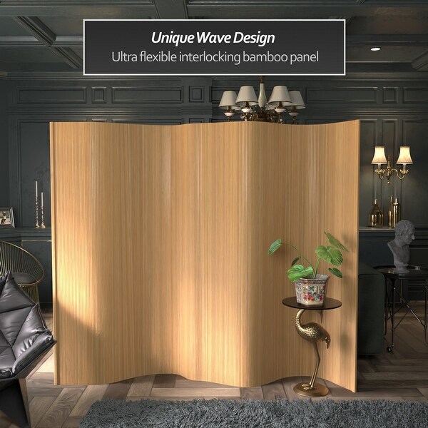Bamboo room divider screen store