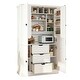 Freestanding 70.9"Tall Kitchen Pantry Cabinet with Large Storage and ...