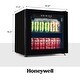 Beverage Refrigerator and Cooler, 48 Can Mini Fridge with Glass Door ...