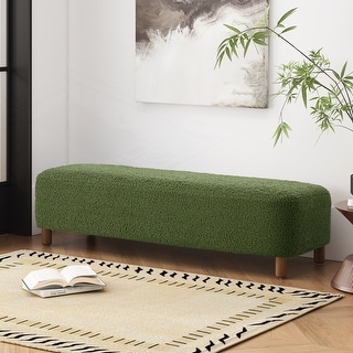 Versatile and Sturdy Ottoman with Plush Cushion for Relaxation - Bed ...