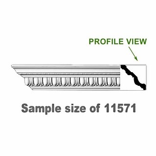 Cornice White Urethane 24" Sample of 11571 | Renovator's Supply - Bed ...