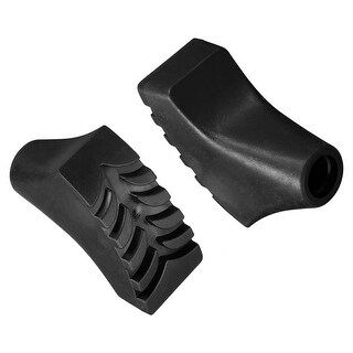 2Pcs Trekking Pole Tips Cane Hiking Stick Tip Protectors Replacement ...