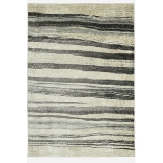Domani Craze Contemporary Glam Black & White Striped Area Rug. - Bed ...
