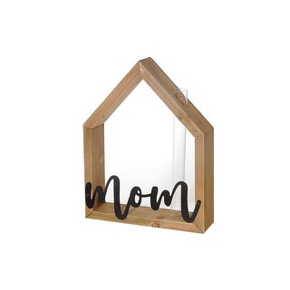 Wood House Shape With Metal Mom & Tube Bottle - Bed Bath & Beyond ...