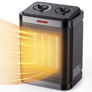 Portable 1500W Ceramic Small Space Heater for Indoor Use - Overheated ...