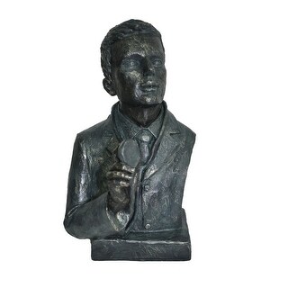 Doctor Statue Sculpture in Patina Black Finish by Urban Port - Bed Bath ...