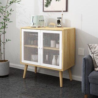 2 Mesh Door Buffet with Compact Cabinet - Bed Bath & Beyond - 36796212
