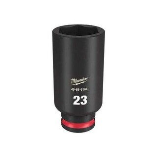 Milwaukee Tool Deep Impact Socket,Steel,23 mm 49-66-6164 - 1 Each ...
