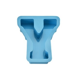 Resin Letter Models Alphabet Y Silicone Blue 4" for DIY Crafts - Bed ...