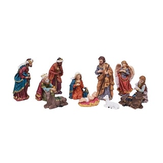 11-piece Religious Christmas Nativity Three Wise Men Figurine Set 20 ...