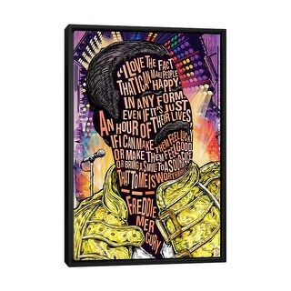iCanvas "Freddie Merc" by Nate Jones Design Framed - Bed Bath & Beyond ...