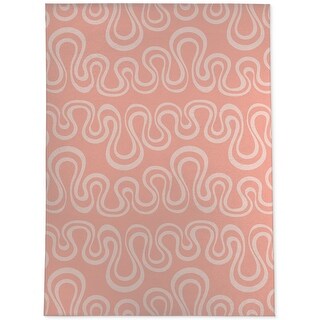 GROOVY STRIPE PINK Outdoor Rug by, Becky Bailey - Bed Bath & Beyond ...