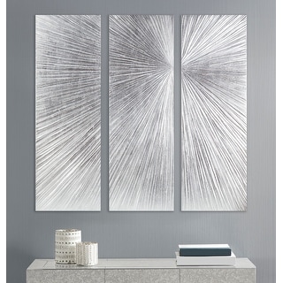 Madison Park Signature Sunburst Hand Painted Triptych 3-piece ...