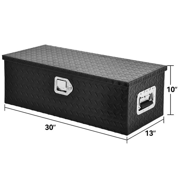 Modern 30"Aluminum Tool Box Diamond Plate Chest Box - 30" - Bed Bath ...