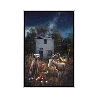 iCanvas "Welcome To Thimble Hall" by Matylda Konecka Framed - Bed Bath ...