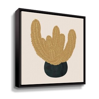Urban Jungle Golden Cactus II by Cora Niele Gallery Wrapped Floater ...