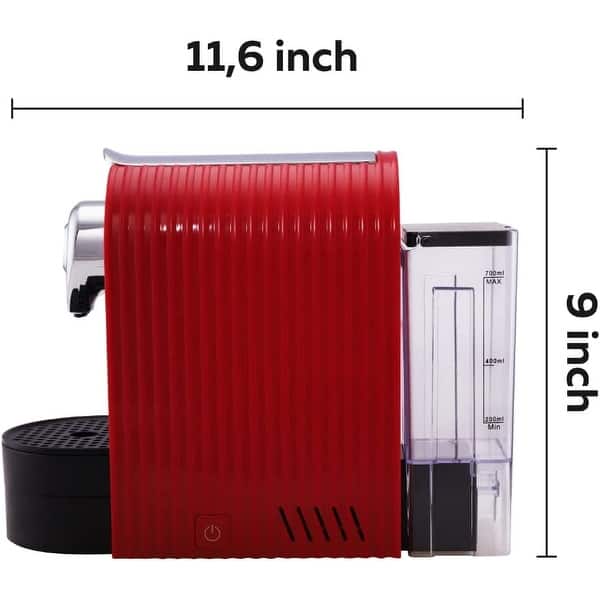 Espresso Machine Single Serve Coffee Maker Compatible with Nespresso ...