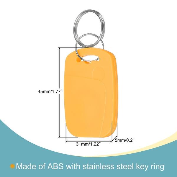 12pcs Ic Card M1 Key Fobs Rfid Proximity 13 56mhz Read Only Smart Tag