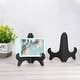 5 Inch Display Stand Holders Display Pictures PP Plastic Black Pack of ...