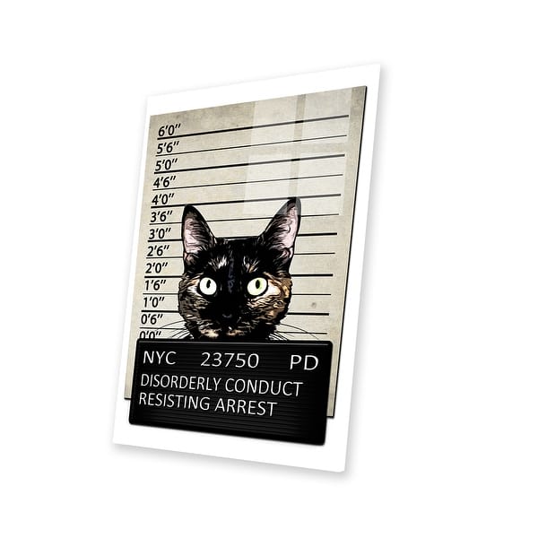 Kitty Mugshot Print On Acrylic Glass by Nicklas Gustafsson - Bed Bath ...