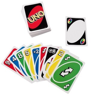 Mattel Giant UNO Family Card Game - Red - 2.17 x 7.87 x 10.43 - Bed ...
