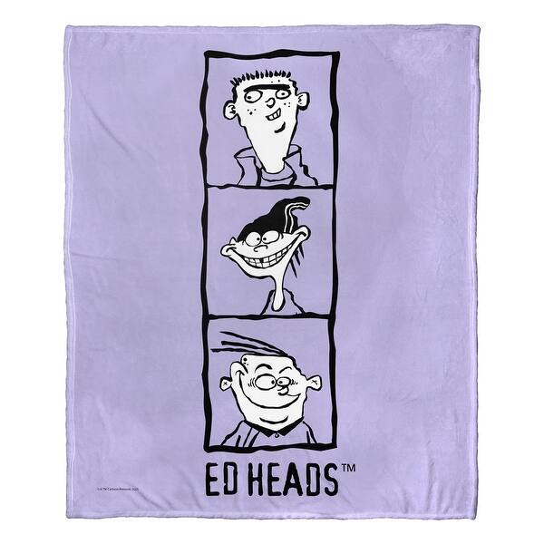 Cartoon Network Ed Edd n Eddy Ed Heads Silk Touch Throw Blanket - Bed ...