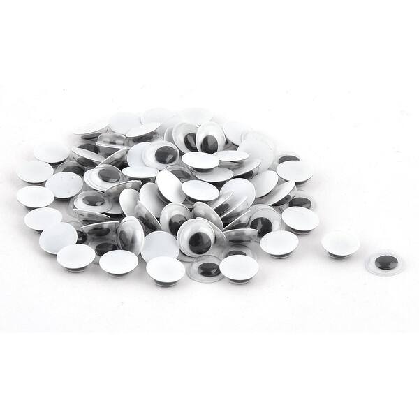 10mm Diameter Toy Plastic Eyeball Moving Eyes Scrapbook Eye Activities ...