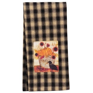 Harvest Bucket & Primitive Crow Dish Towel - 28" H x 20" W - Bed Bath ...