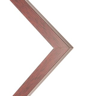 20x22 - 20 x 22 Cherry Flat Solid Wood Frame with UV Framer's Acrylic ...