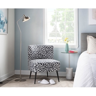 Silver Orchid Harding Leopard Print Slipper Chair - Bed Bath & Beyond ...