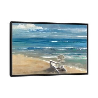 iCanvas "Solace Beach" by Sally Swatland Framed Canvas Print - Bed Bath ...