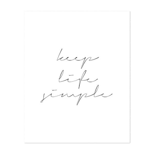 simple typography art