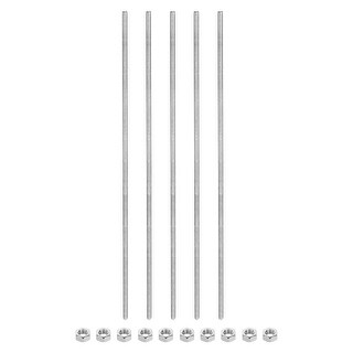 Fully Threaded Rod with Hex Nuts, Stainless Steel Right Hand Threaded ...