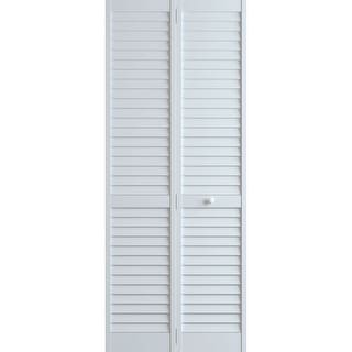 Frameport Plantation 36 Inch by 80 Inch Louver/Louver Interior Bifold ...