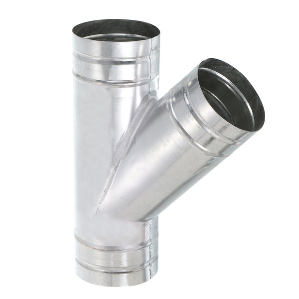 4" 3 Way Duct Splitter Y Connector Air Vent Duct Hose Exhaust Pipe ...